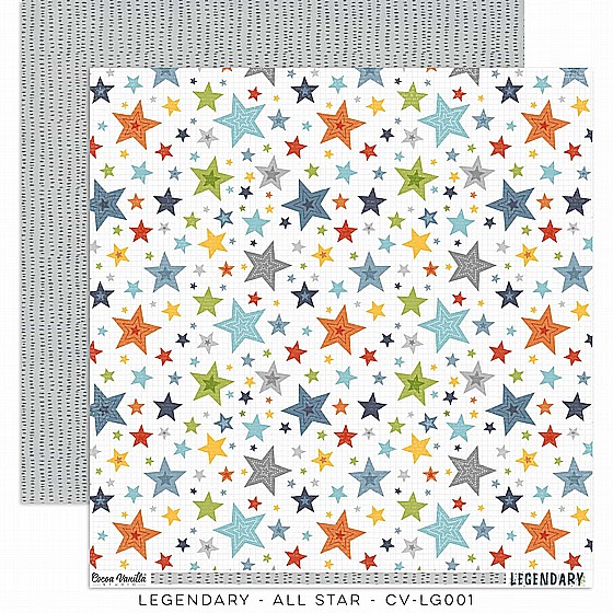HOOBY ROOM - מוצרי נייר מעוצבים | LEGENDARY – ALL STAR PAPER | חנות ...